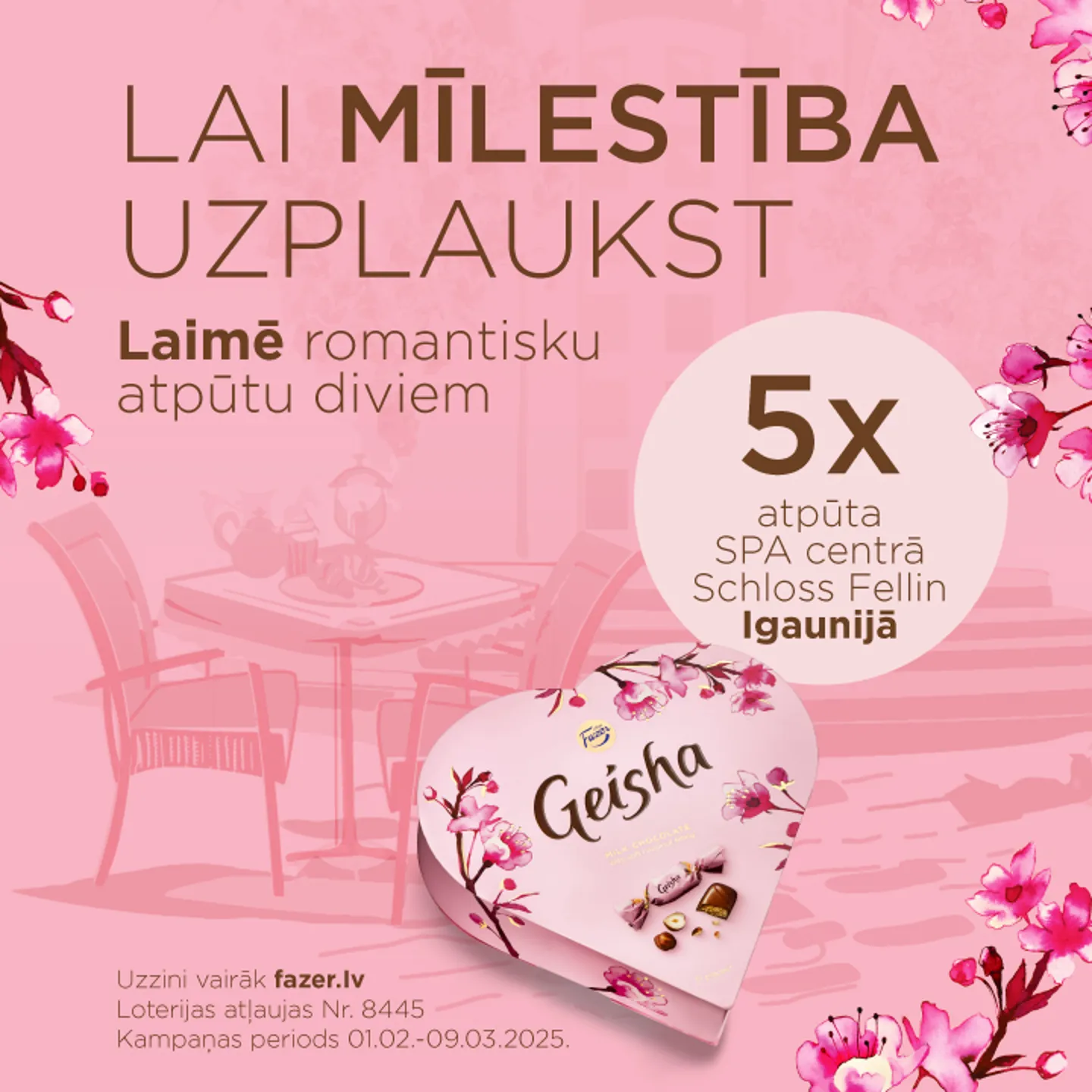 Pērc GEISHA un LAIMĒ!